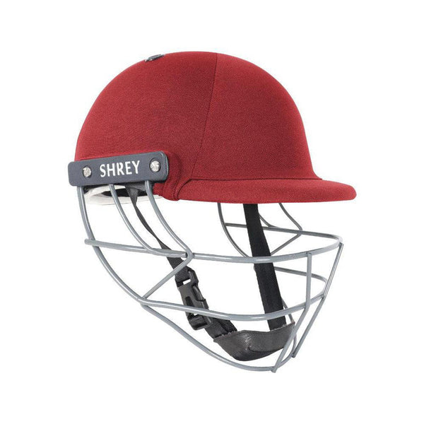 Shrey Performance 2.0 Cricket Helmet With Mild Steel - Maroon Senior ...